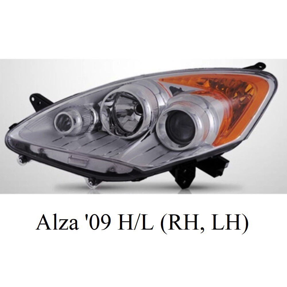 PERODUA ALZA 2009 HEADLAMP NEW (ORANGE) | Shopee Malaysia