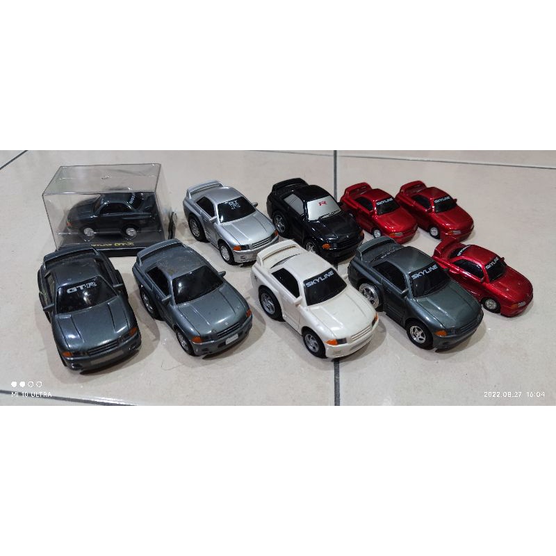 Japan maruka drive town choro q nissan skyline gtr r34 r32 gtr34 bnr34 ...