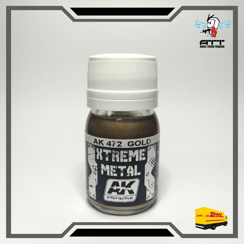 AK PAINT AK472 XTREME METAL GOLD 30ML. ENAMEL PAINT (Gunpla Gundam ...