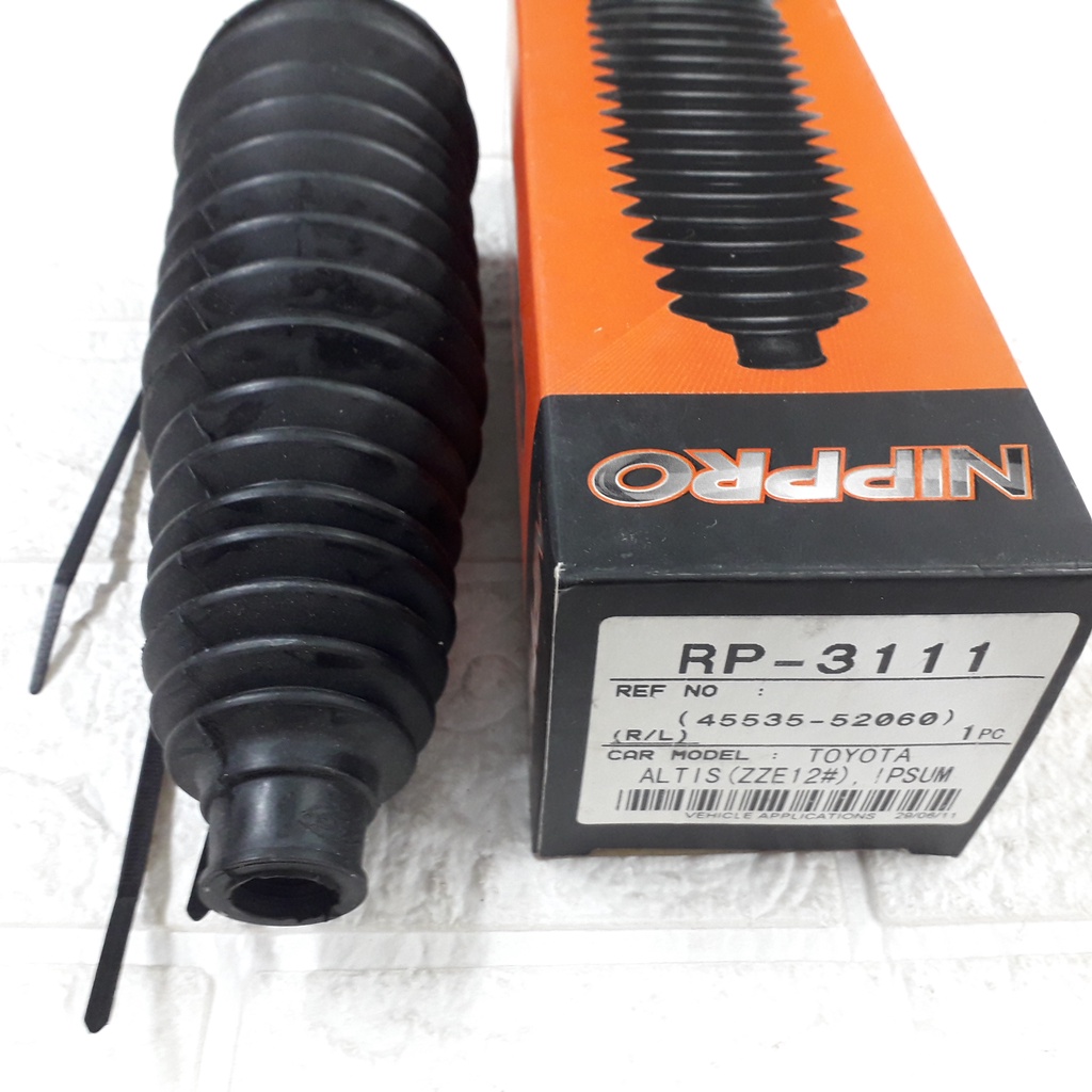 (1PCS NIPPRO RP-3111) STEERING RACK BOOT LEFT & RIGHT FOR TOYOTA ALTIS ...
