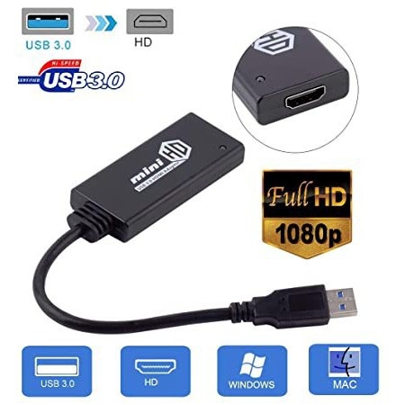 USB 3.0 to HDTV usb 3.0 to hdtv converter USB3.0 TO HDTV | Shopee Malaysia