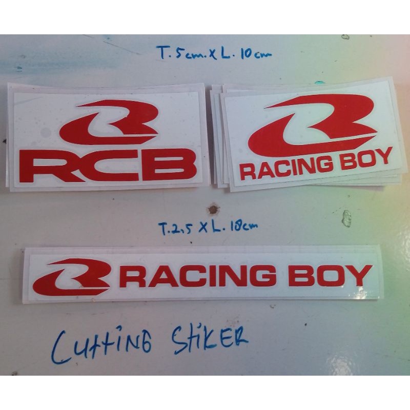 RCB/Racing boy sticker/cutting sticker | Shopee Malaysia