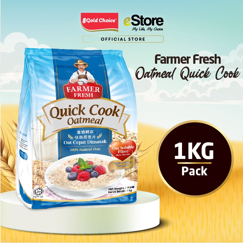 FARMER FRESH Oatmeal / Rolled Oats / Quick Cook /Instant /Instant with ...