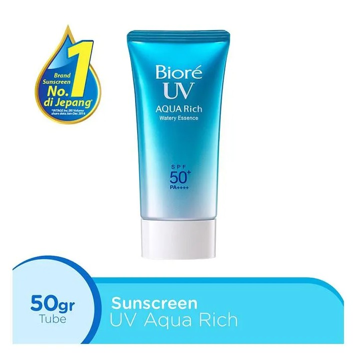 Biore Uv Aqua Rich Watery Essence Sunscreen Spf50 Pa + + + 50gr 15gr | Shopee Malaysia
