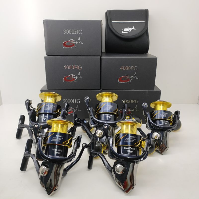 G-TECH NICELLA POWER SWA SPINNING REEL ONE YEAR WARRANTY NEW IN BOX ...