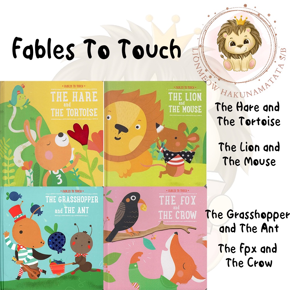 Fables To Touch: The Hare and The Tortoise / The Lion and The Mouse ...