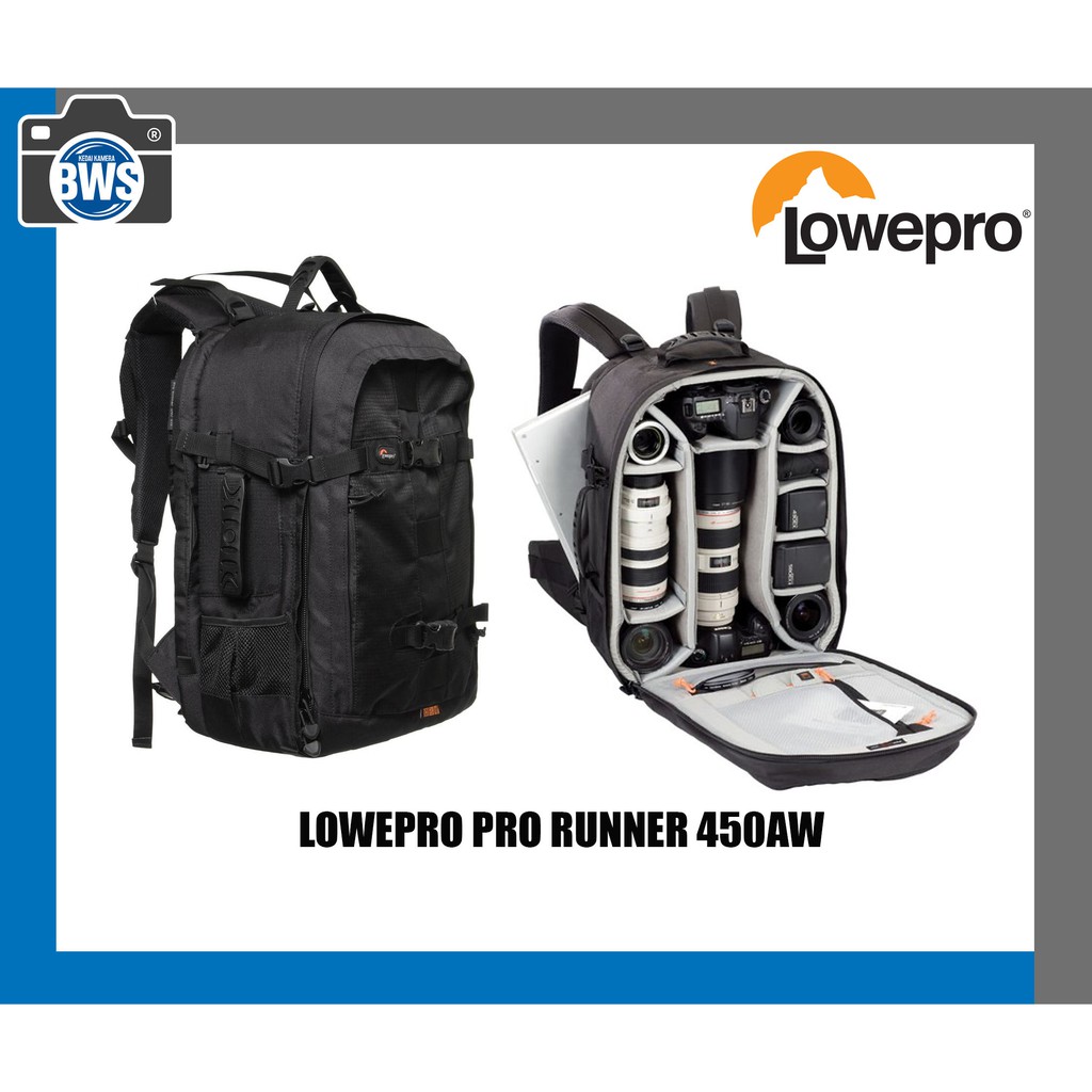 (READY STOCK) LOWEPRO PRO RUNNER 450 AW BACKPACKS | Shopee Malaysia