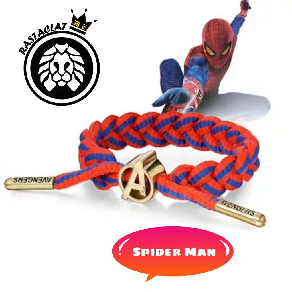 Dz Spider Man Bracelet [Full box + tag] | Shopee Malaysia