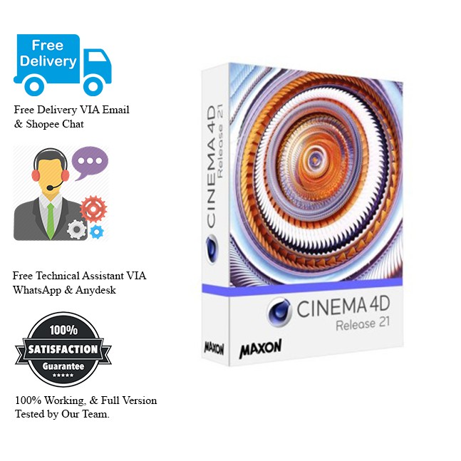 Maxon CINEMA 4D Studio R26 2022 Full Version | Shopee Malaysia