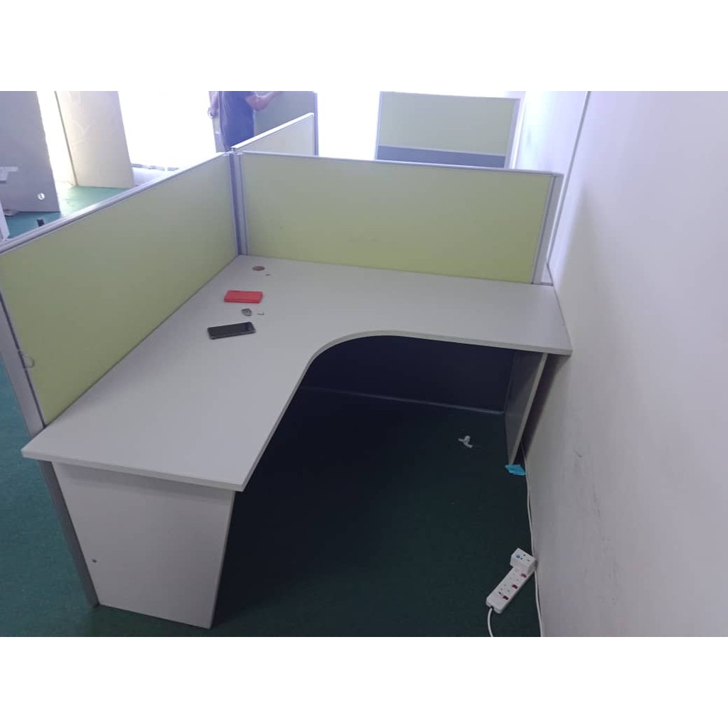 2 Seaters Office Workstation Table Code:OWT-028 | Shopee Malaysia
