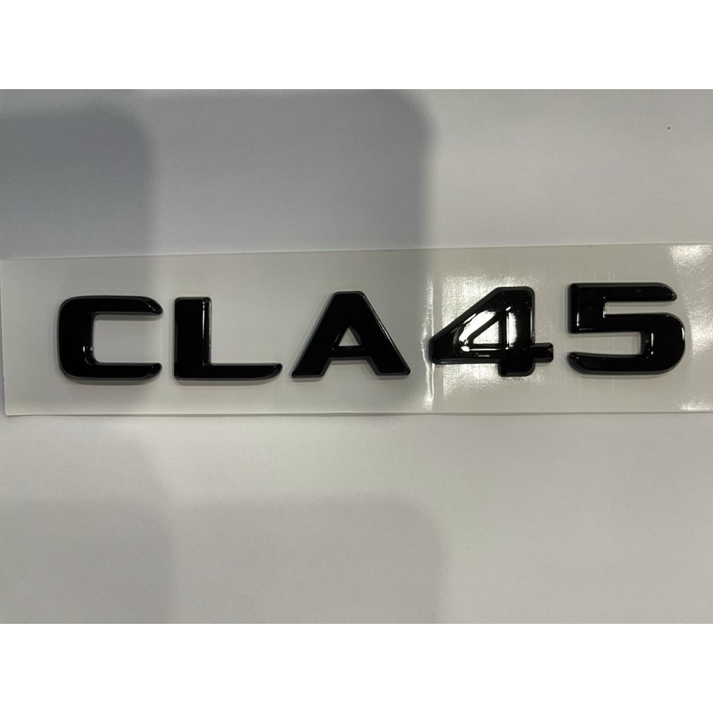 Mercedes Benz CLA45 Emblem Logo Gloss Black | Shopee Malaysia