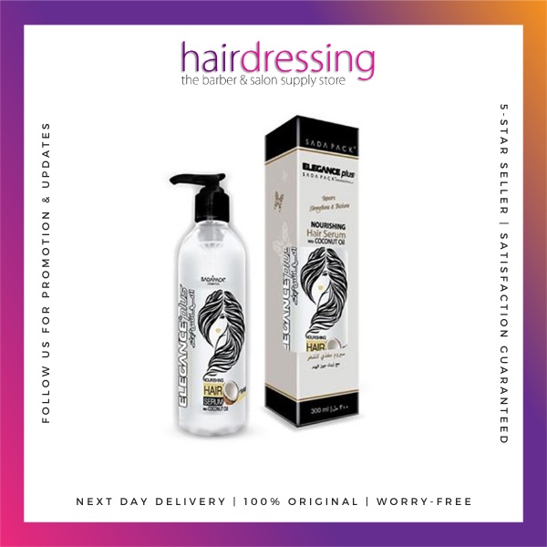 Sada Pack Elegance Nourishing Hair Serum with Coconut Oil (120ml/300ml ...