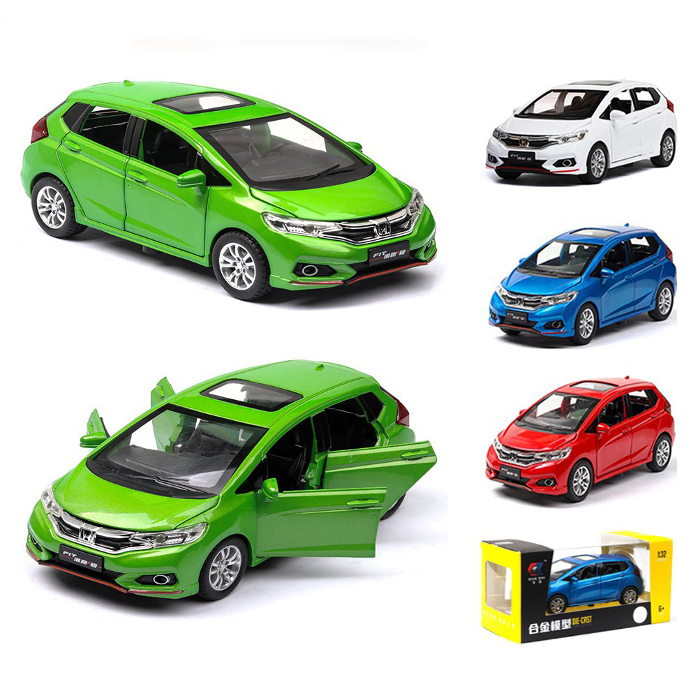 Honda Fit 1/32 Scale Diecast Alloy Pull Back Car Model Collectable ...