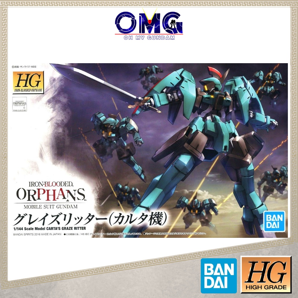 Bandai HG Carta's Graze Ritter 58259 HG Iron Blooded Orphans Cartas ...