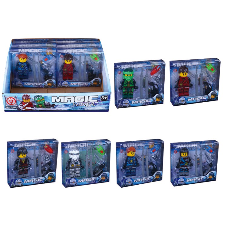 SPACE BABY 2017-32 MAGIC NINJA CYCLONE NINJA II BIG FIGURE SET 6 IN 1 ...