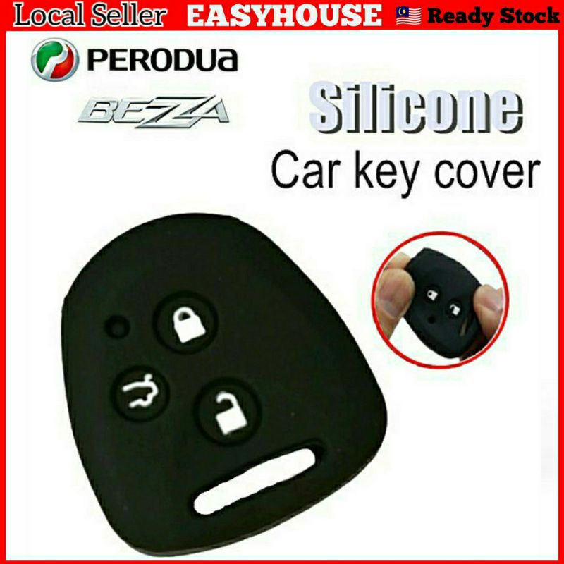 🔥SILICONE🔥 Car Remote Control Key Cover/Case/Casing Perodua Bezza ...