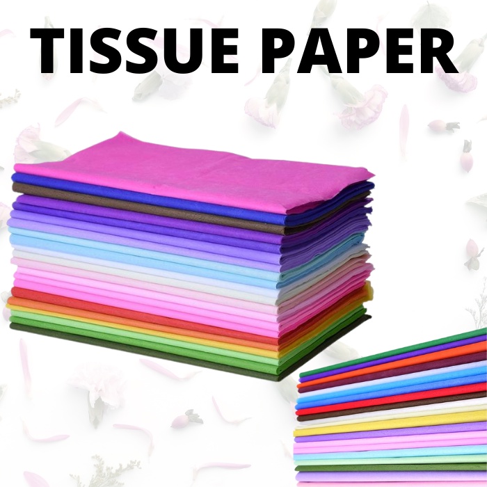 Tissue paper 50cm*50cm 38pcs | Shopee Malaysia