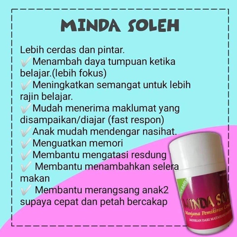 🔥HOT SALES🔥MINDA SOLEH 3 BOTOL 🎁FREE GIFT🎁🎁RM10-RM28 | Shopee Malaysia