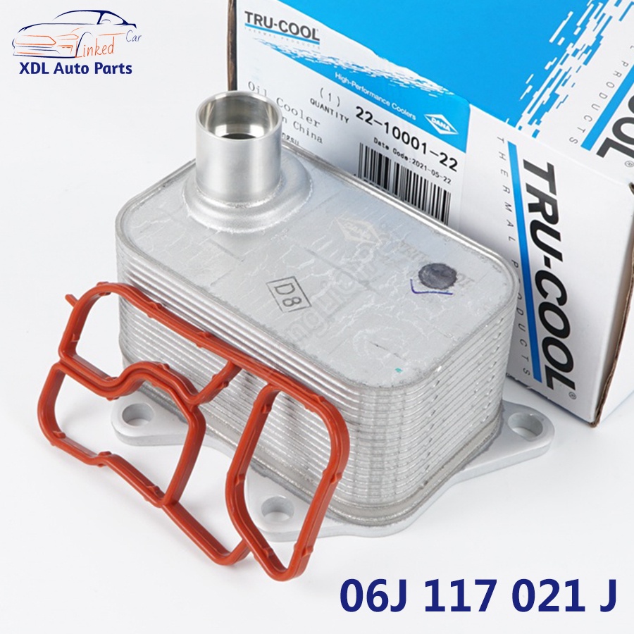 New EA888 Aluminium Engine Oil Radiator Cooler For VW Golf MK6 GTI ...