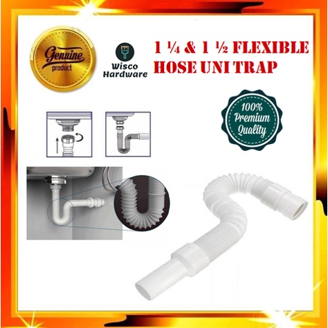 Flexible Hose Uni Trap 1 1/2 / 1 1/4 / Bottle Trap / Pvc Flexible ...