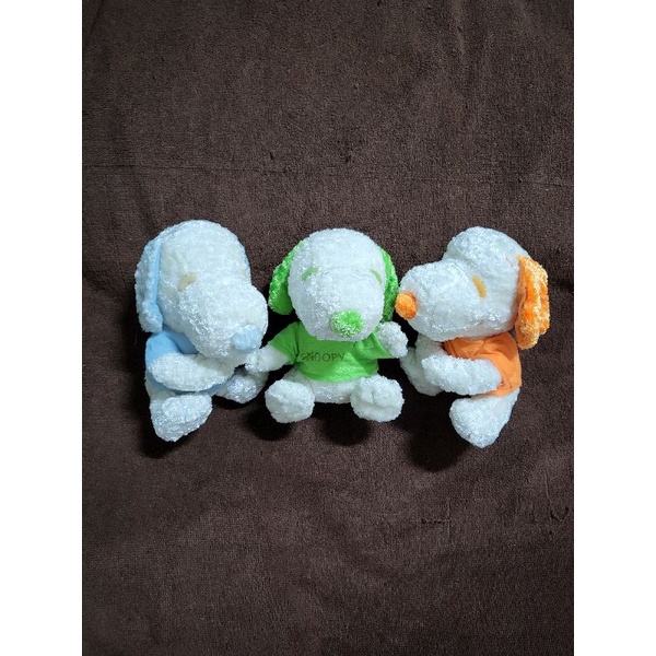 Authentic Rare Peanut Multi Color Snoopy Glitter Fur Plush Soft Toy ...