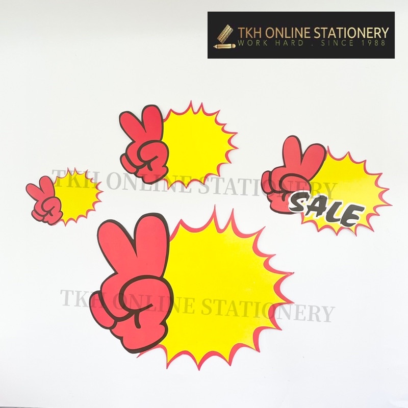 20pcs/pack POP Assorted Marketing Discount Price Tag Labels/ Thumbs Up ...