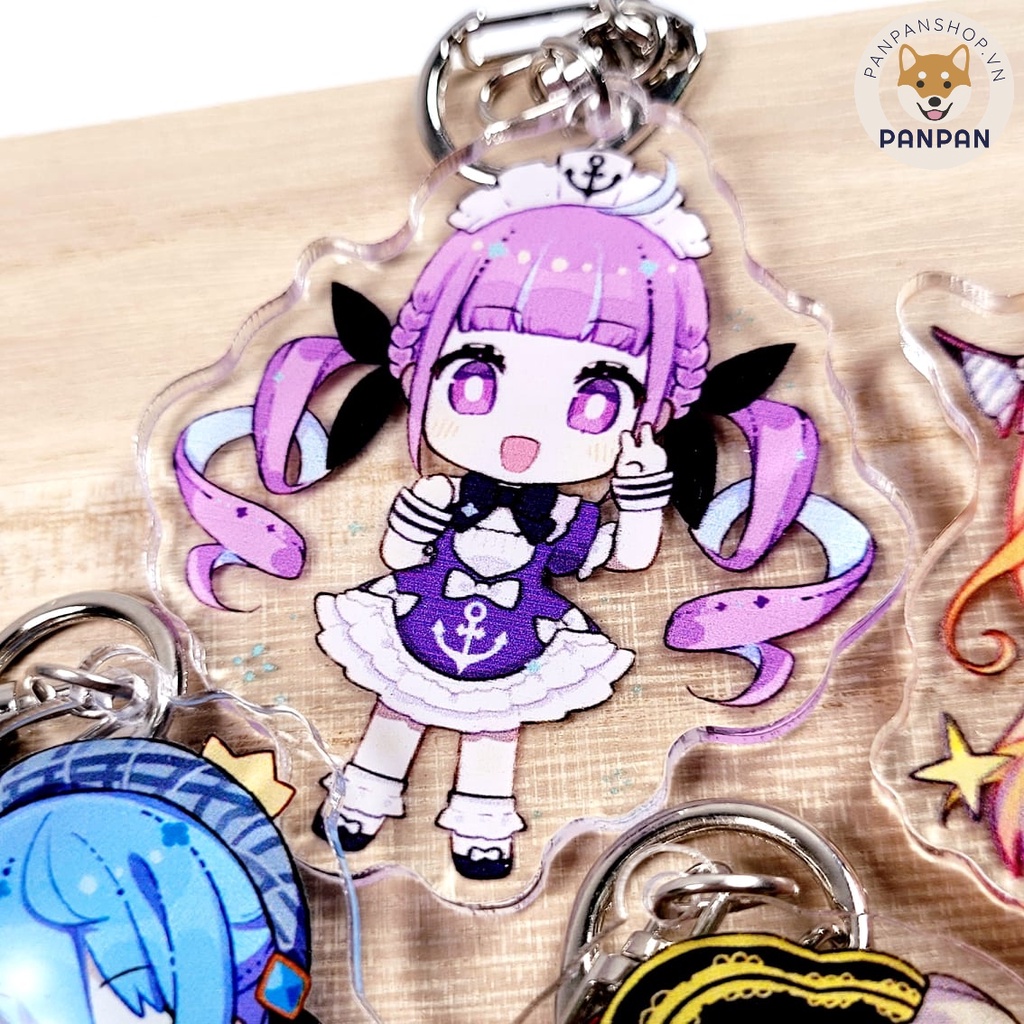 Mica Hololive VTuber Keychains (6cm) Suisei, Fubuki, Okayu, Korone ...