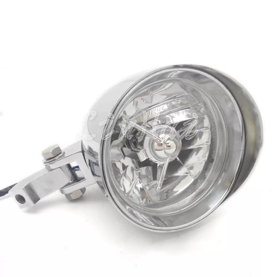 Chrome Aluminum Bullet Headlight For Harley Sportster XL Dyna Softail ...