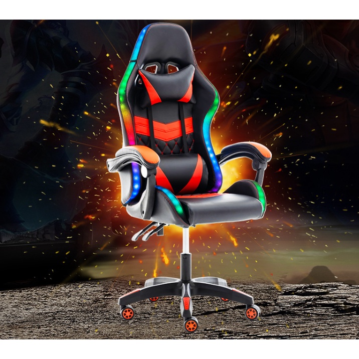Macalline RGB LED Gaming Chair -Ergonomics Gaming chair Adjustable ...