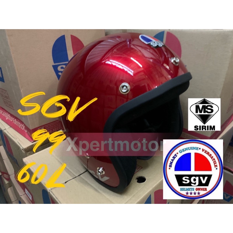 ORIGINAL SGV 99 Helmet SGV MS88 MHR Size60 | Shopee Malaysia