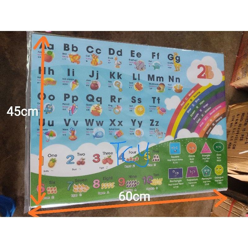 3v 2b Study Table/Meja Budak/Meja Tulis/Meja belajar/Meja lipat/ABC ...
