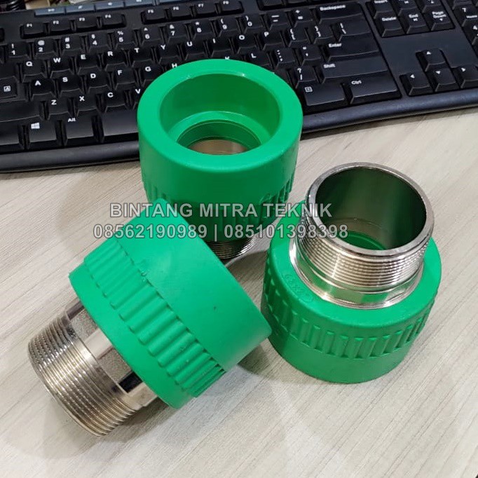OUTER DRAT SOK PPR RUCIKA 2" GREEN MALE THREAD JOINT SDL 63 mm | Shopee ...