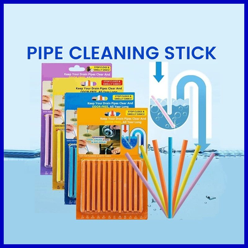 🇲🇾🔥[12pcs] Ubat Pencuci Saliran Paip Air Sinki Tandas Jamban Elak Dari ...