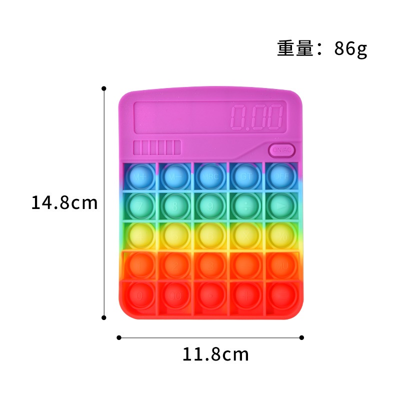 Pop Its Keyboard Anti-Stress Popit Pressure Relief Push Game Children ...