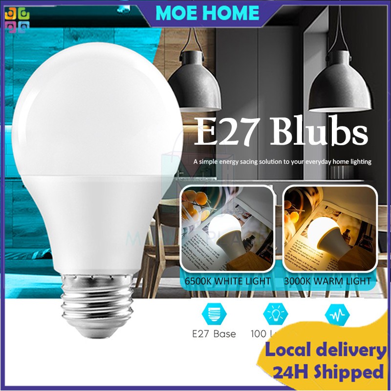 🔥9W 12W 18W E27 LED Light Bulb 灯泡 Energy Saving Mentol Lampu 燈泡 Den ...