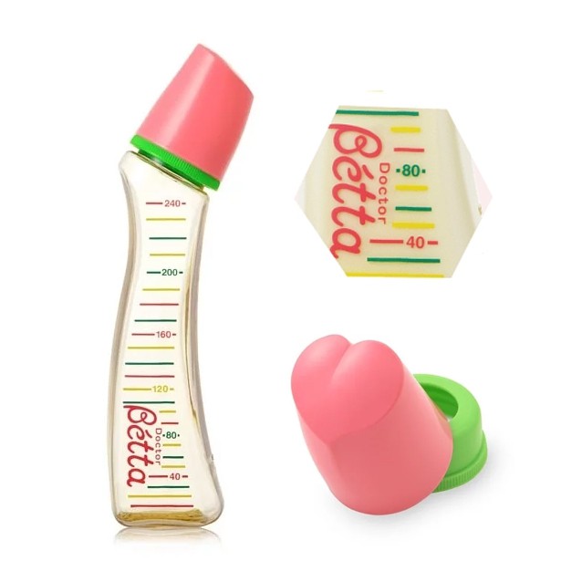 Japan Dr. Betta Hand-Made Anti-Colic Baby Bottle Brain S3-240ml (PPSU) | Shopee Malaysia