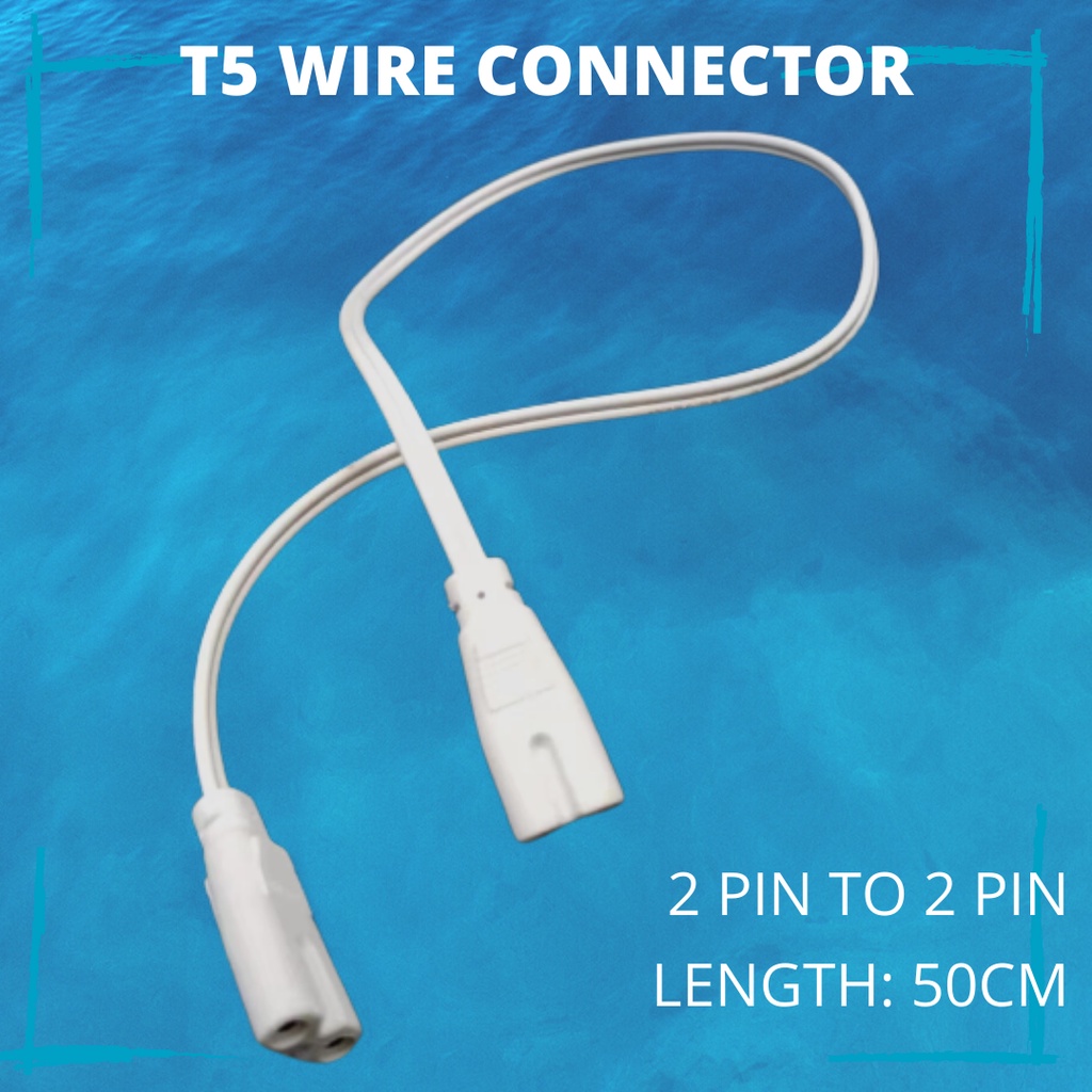 T5 CONNECTOR JOINT WIRE 3PIN TO 3 PIN / 2PIN TO 2 PIN / 20CM / 30CM ...