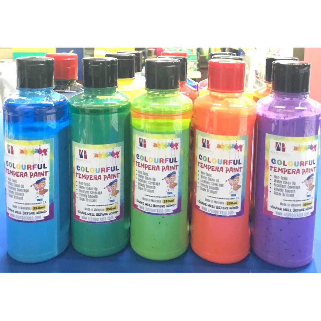 Water Colour Tempera Paint 350ml | Shopee Malaysia