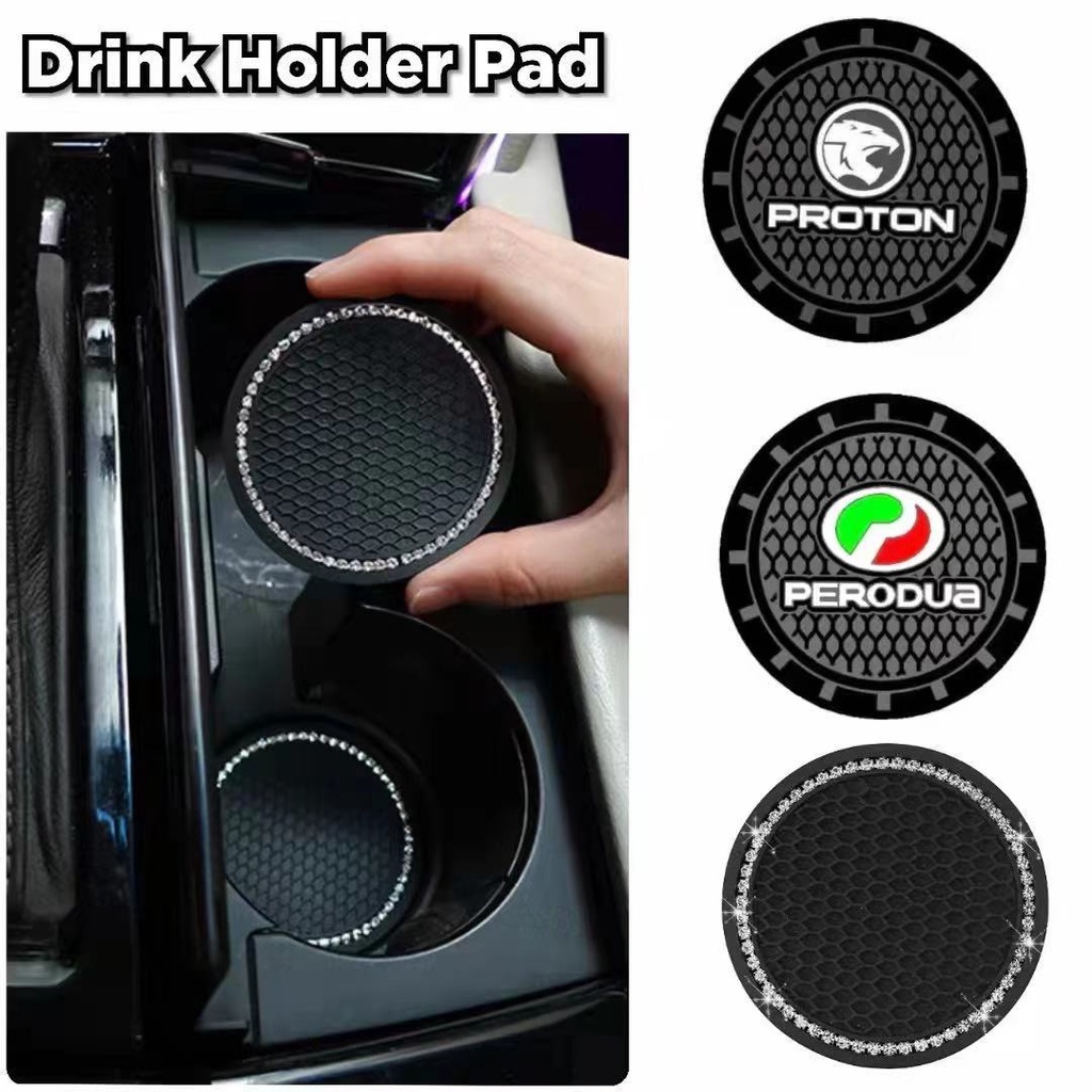 1PCS Universal Car Coasters Non Slip Coaster Car Cup Holder Mat Anti ...