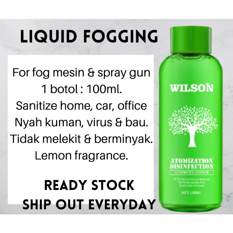 Wilson Liquid Disinfection Water Wilson Nano Mist Fogging Machine ...