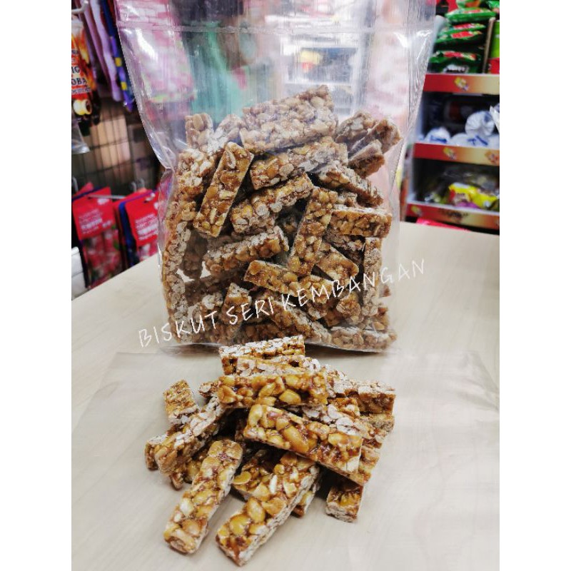 Biskut Timbang Borong 400g/Kacang Pipang 400g/Peanut Candy Block 400g ...