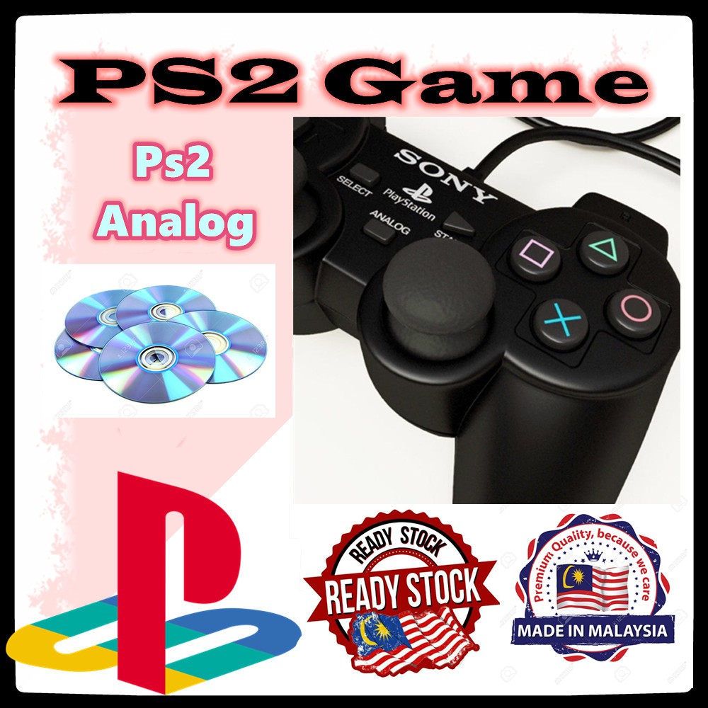 💥PS2 Analog Dual s Wired Controller / Ready in Malaysia Stock💥 | Shopee ...