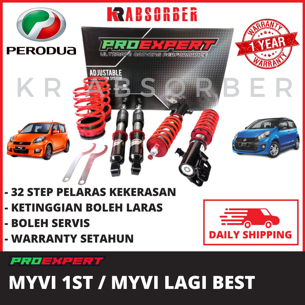 [Daily Ship] Myvi 05-17 Myvi 3rd 2018 Adjustable Hi Low Soft Hard ...