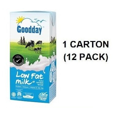 GOODDAY UHT FULL CREAM MILK / CHOCOLATE / LOW FAT - 1 liter X 12 ( 1 CARTON) | Shopee Malaysia