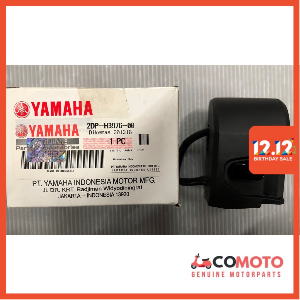 Yamaha Nmax Right Handle Switch / Starter Switch 100% Original Yamaha ...
