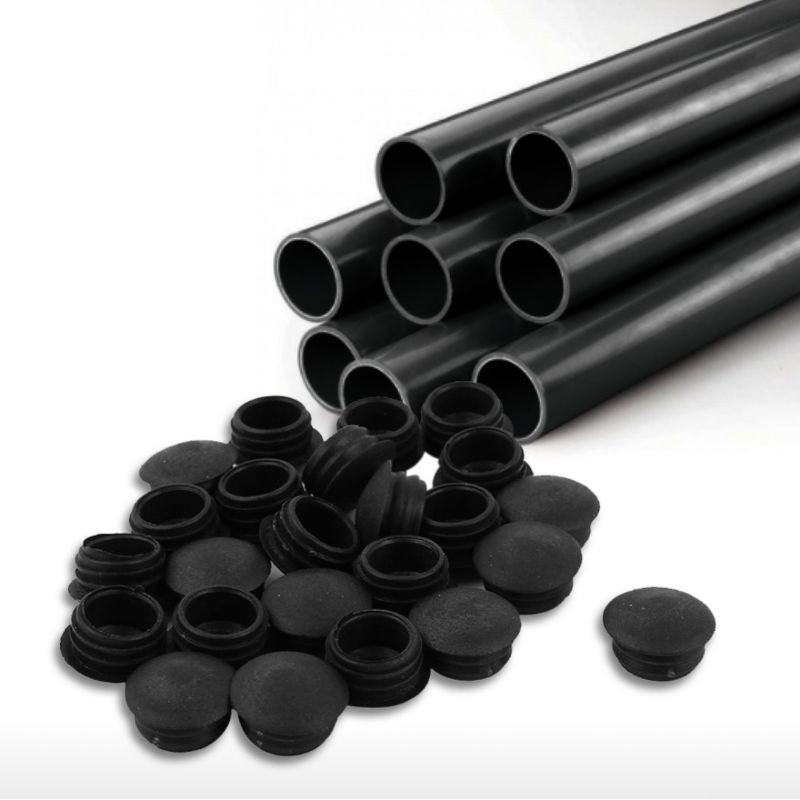 PVC Pipe with end cap for bunting 50BATANG | Shopee Malaysia