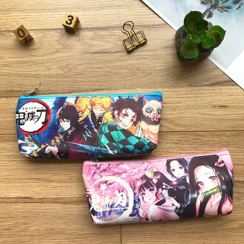 Demon Slayer: Kimetsu no Yaiba Tanjirou Nezuko Pencil Case Gift Cartoon ...