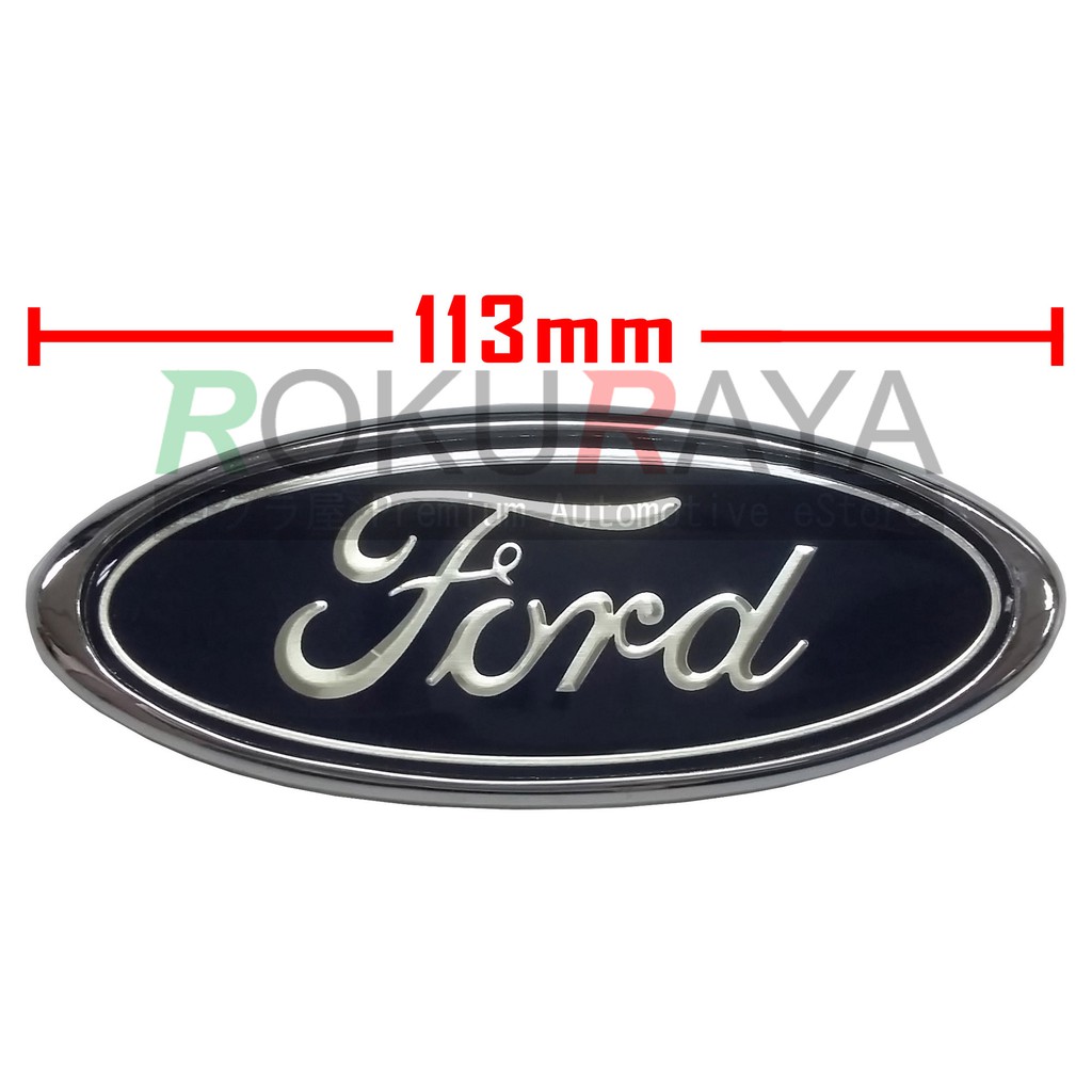 (113mm Length) Ford Emblem Mark FORD Car Front Side Rear Back Emblem ...