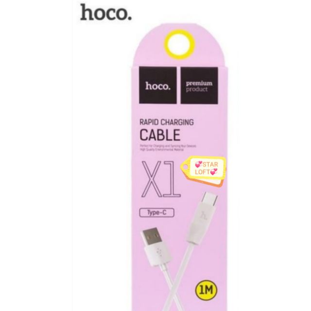 HOCO RAPID CHARGING CABLE (TYPE C) (1M) | Shopee Malaysia