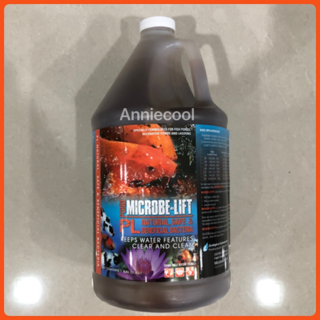 MICROBE-LIFT PL NATURAL SAFE & BENEFICIAL BACTERIA - 3.8L (1 GAL ...